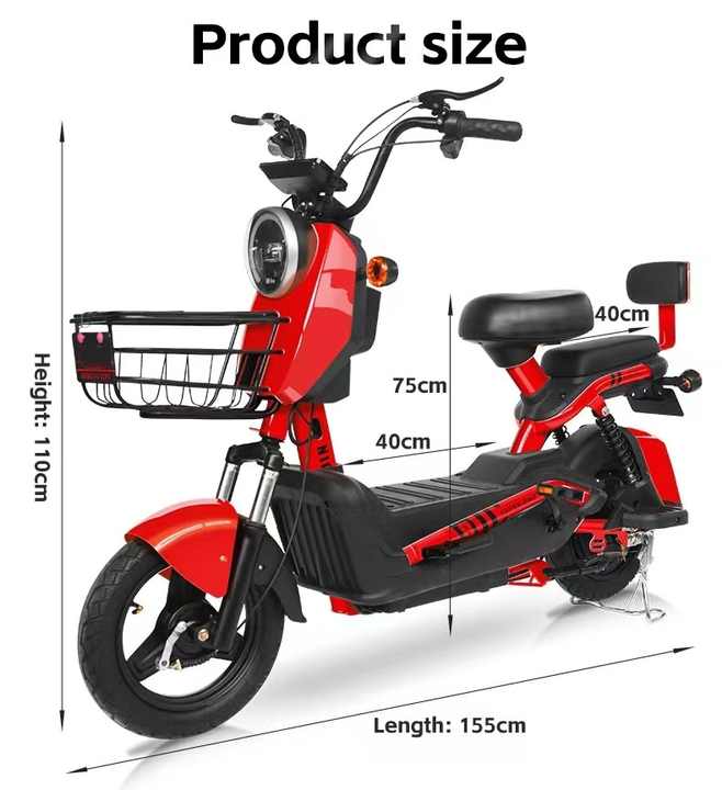 500w Brushless E Electric Bike Low Price 2024 Popular Moto Bicicleta ...