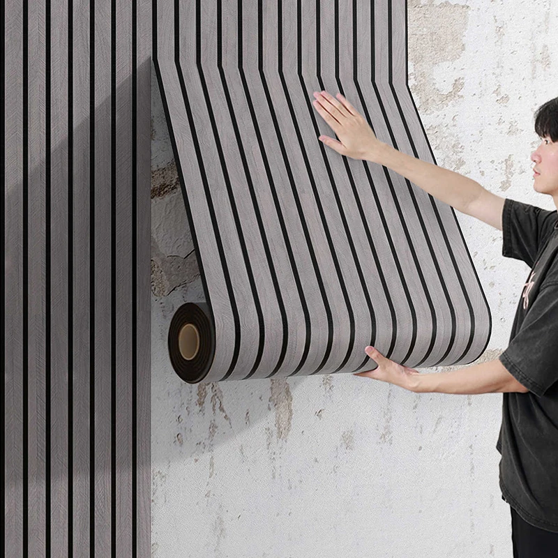Home Decoration SXP Wallpaper Roll Background Wall Ceiling Foil Backing Thicken Grille Self Adhesive 3D Foam PVC SXP Wallpaper