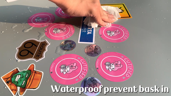 Custom Adhesive Weatherproof UV Resistance Outdoor Vinyl