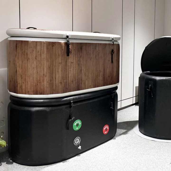 ICEGALAX High Quality Recovery Bath Pod Portable Cold Bath Therapy Cold ...