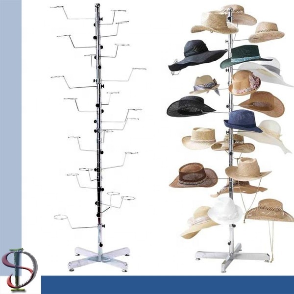 Tingkatkan Penjualan Anda dengan rak display pohon topi Tahan Lama ...