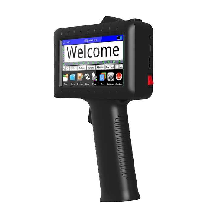 Faith Manual Portable Hand-held Laser Code Printer / Batch Expiry Date ...