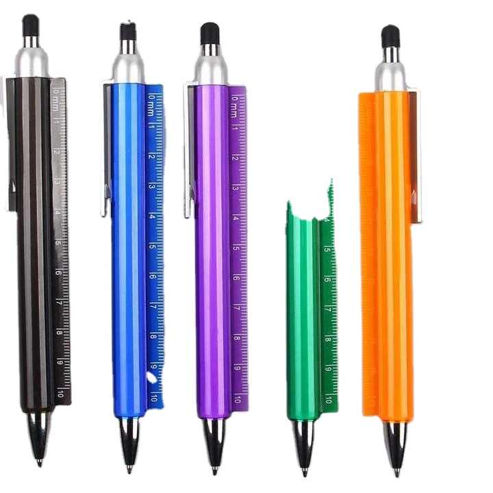 School Or Promotional 3 In 1 With Ruler And Stylus Plastic Multi ...