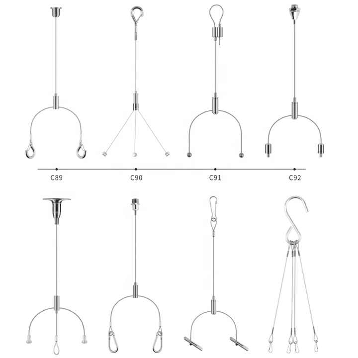 Wholesale Custom Steel Wire Rope Ceiling Suspension Kit