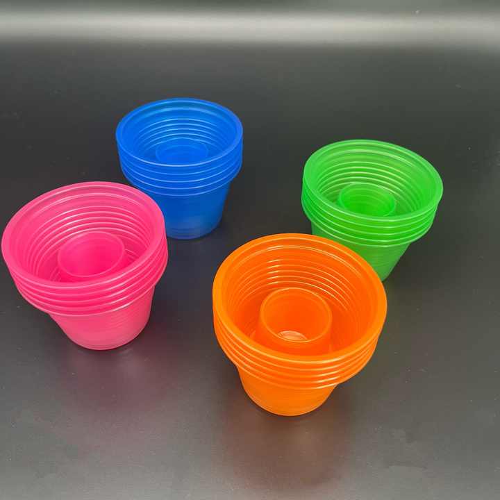 H91067P Party Sturdy Plastic 4oz Party Bomb Shot Cups with 1oz Inner ...