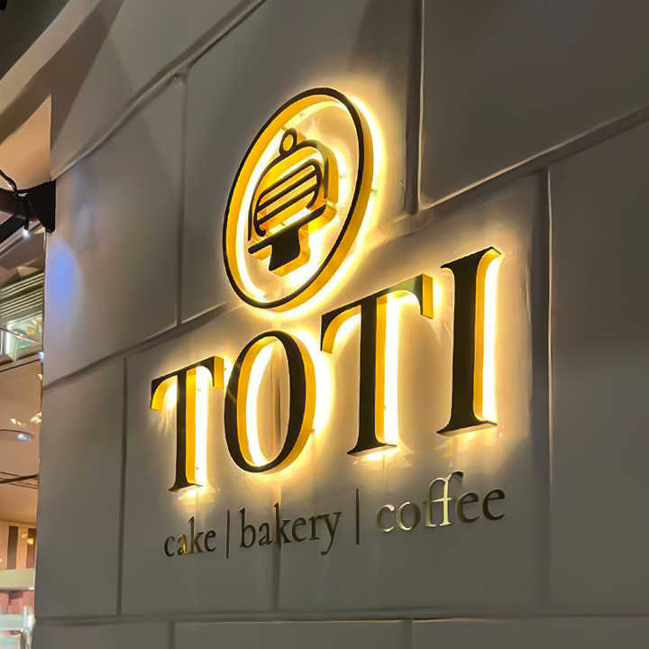 Custom LED Sign for Store Business - Acrylic Letter Shop Name Board Designs