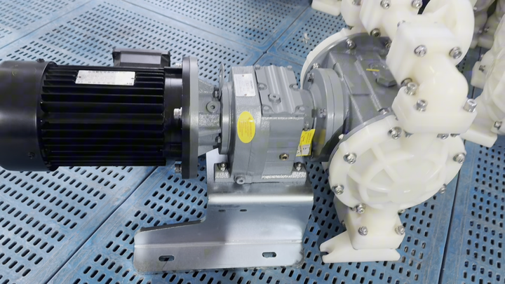 EODD Polypropylene High Efficiency Motor Double Diaphragm Pump
