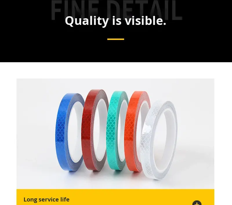 Self Adhesive Bicycle Reflective Sticker Safety Motorcycle Wheel ...