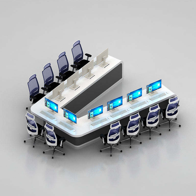Eco-friendly LED U V Shape Conference Table - Modern & Durable