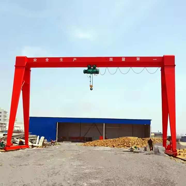 Pre-Cast Concrete Gantry Crane 100 Ton Motor Engine Bearing Hoist 25 ...