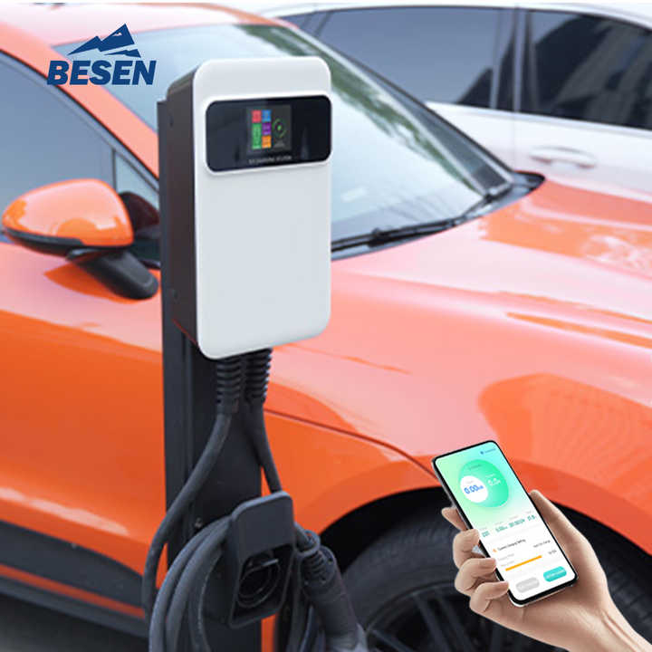 11KW Smart EV Charger 16A 3Phase with LCD Display Real-Time Charging ...