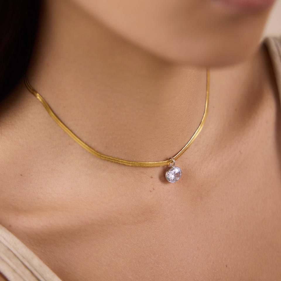 Custom Jewelry 18K Gold Plated 3 Layered Necklaces Set Stainless Steel ...