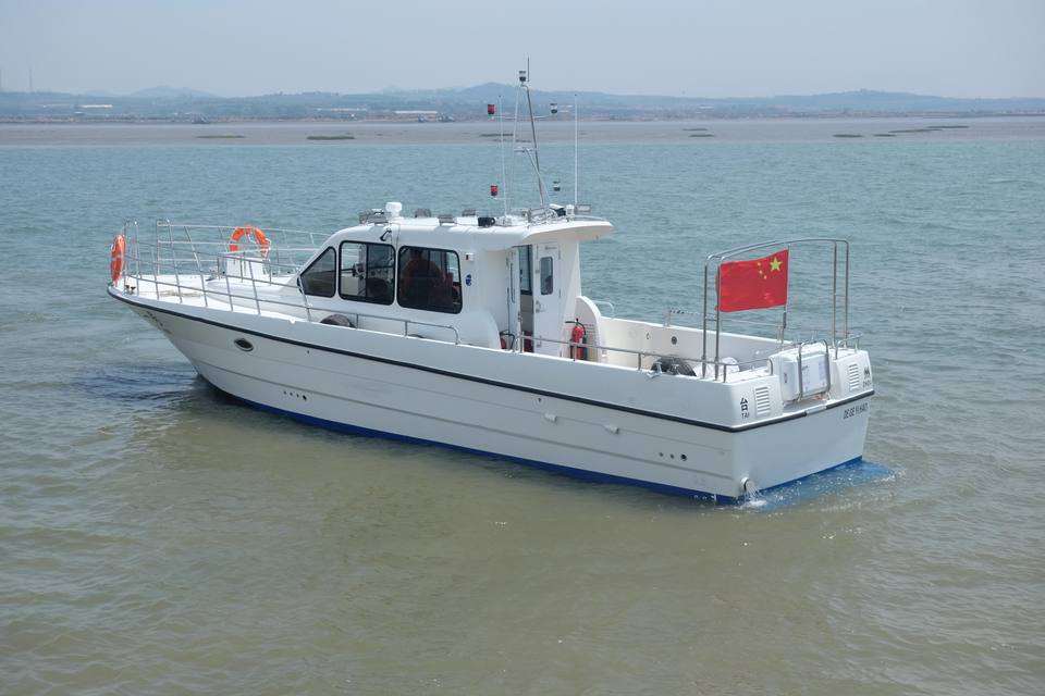 13.5m FRP Official / Fishing Boat | Heavy-Duty Professional-Grade Multi ...