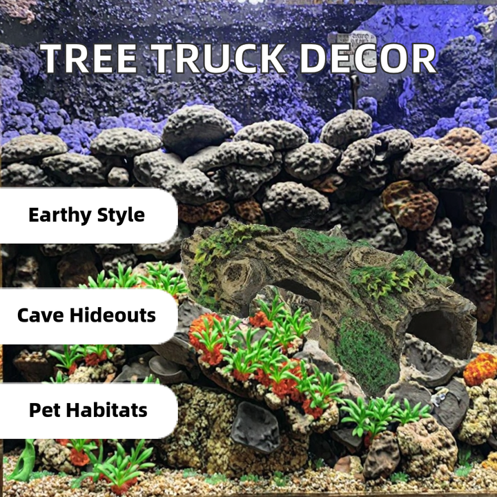 Small Animal Habitats Shrimp Hiding Cave Resin Truck Decoration ...