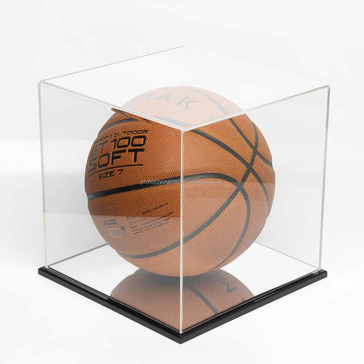 Luxury Riser Basketball Display Case - Premium Acrylic