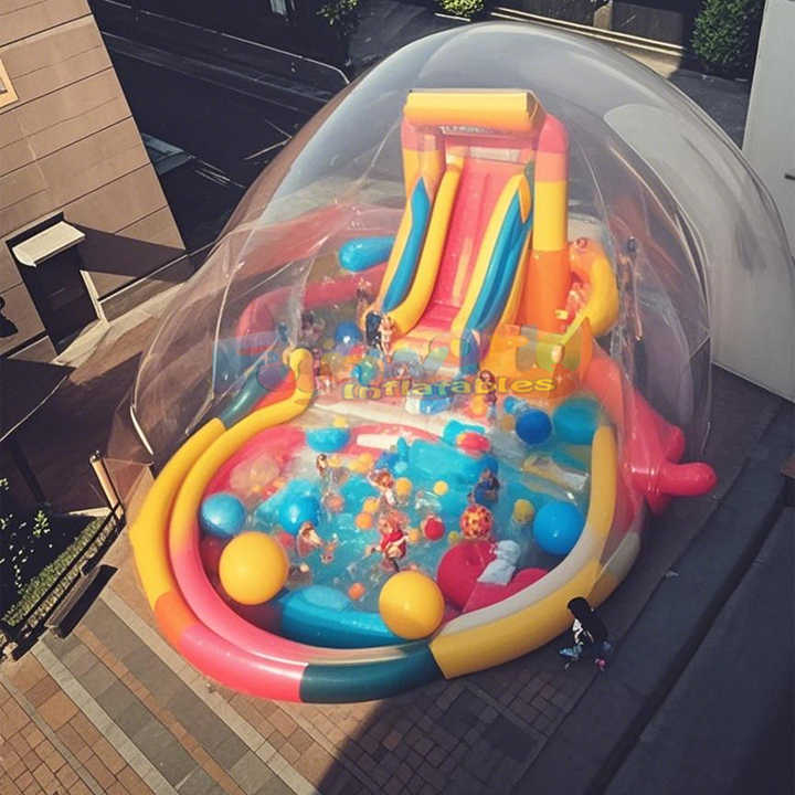 Shopping Mall Indoor Playground Ball Pit Pool Bubble House Inflatable ...