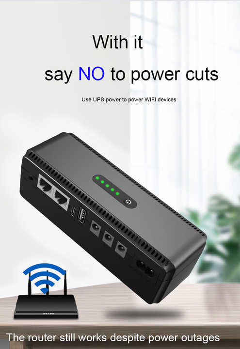 HKIVI Mini DC UPS - Reliable Power for Wifi Routers & CCTV