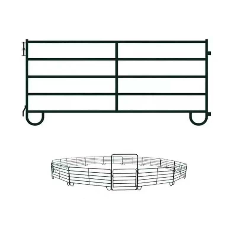 Farm Fence Galvanized Metal Cattle Horse Fence Panels With Stable ...
