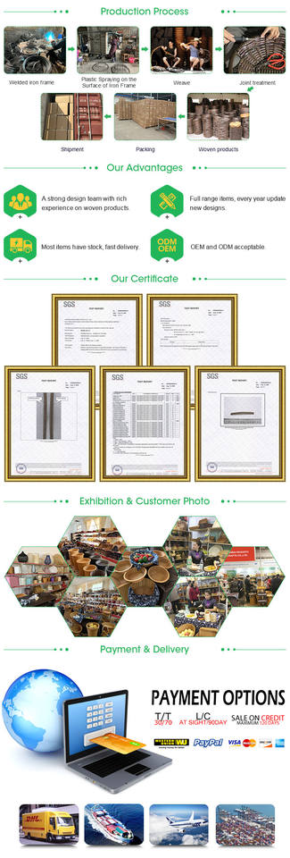 H&T 2026 OEM Hot Sale Natural Water Hyacinth Round Tray Storage Basket ...