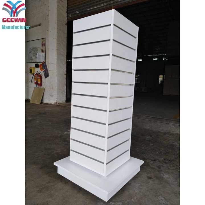 Geewin Rotating Slatwall Display Stand - Versatile & Stylish