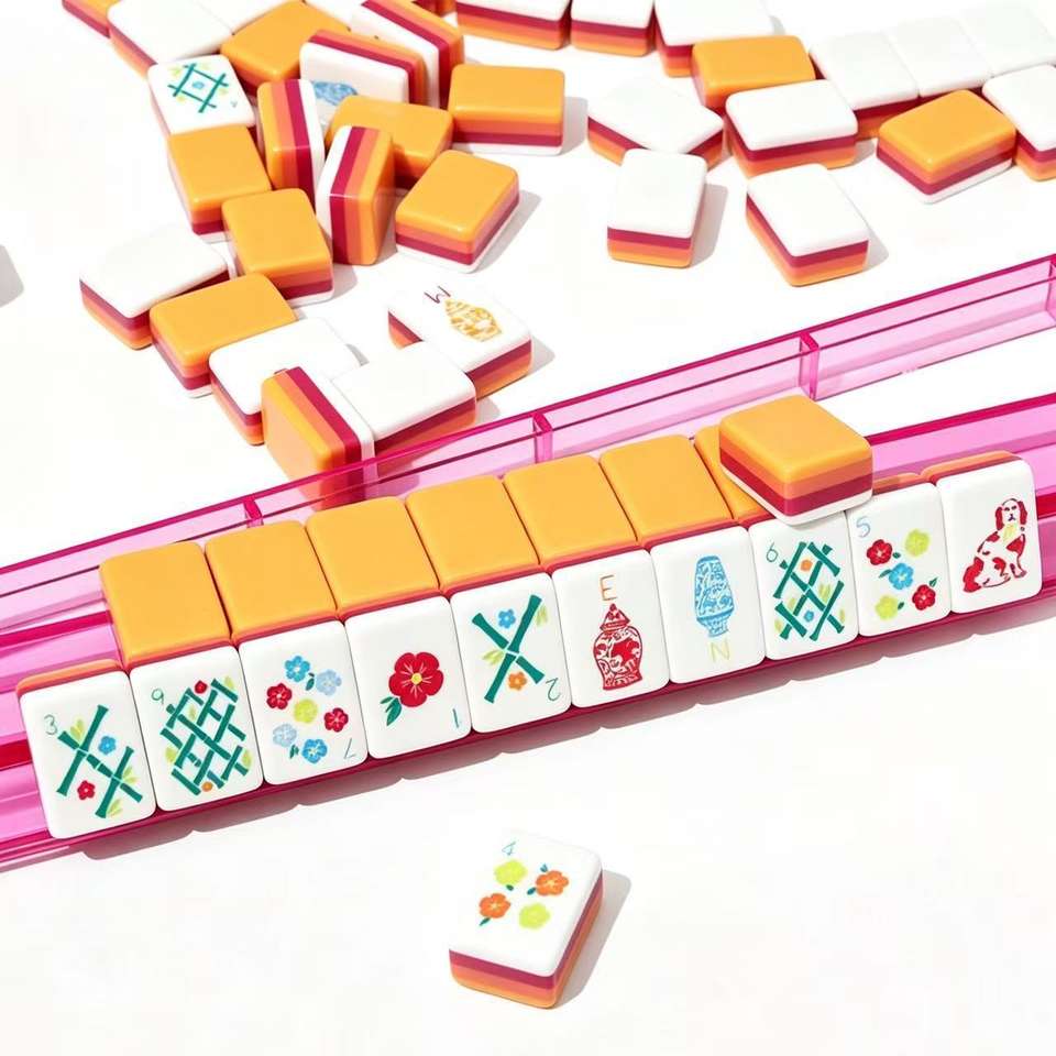 Premium 4-Layer Acrylic American Mahjong Set 160 Tiles Compatible with ...