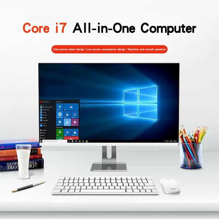 21.5 All-in-One Gaming PC Cheap Core I3 I5 I7 Intel DDR3 New LCD IPS ...