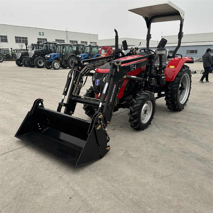 China 50hp EPA Lawn Mower 4x4 Small Tractor with Front End Loader Backhoe Kubota Tractors Trucks ...