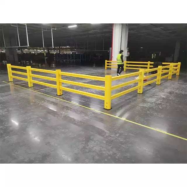 road safety barriers Plastic Structural Column Protectors on Sale Rack ...