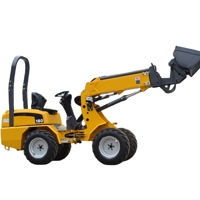 TOHO Hot Sale Compact Mini Front End diesel Wheel Telescopic Loader ...