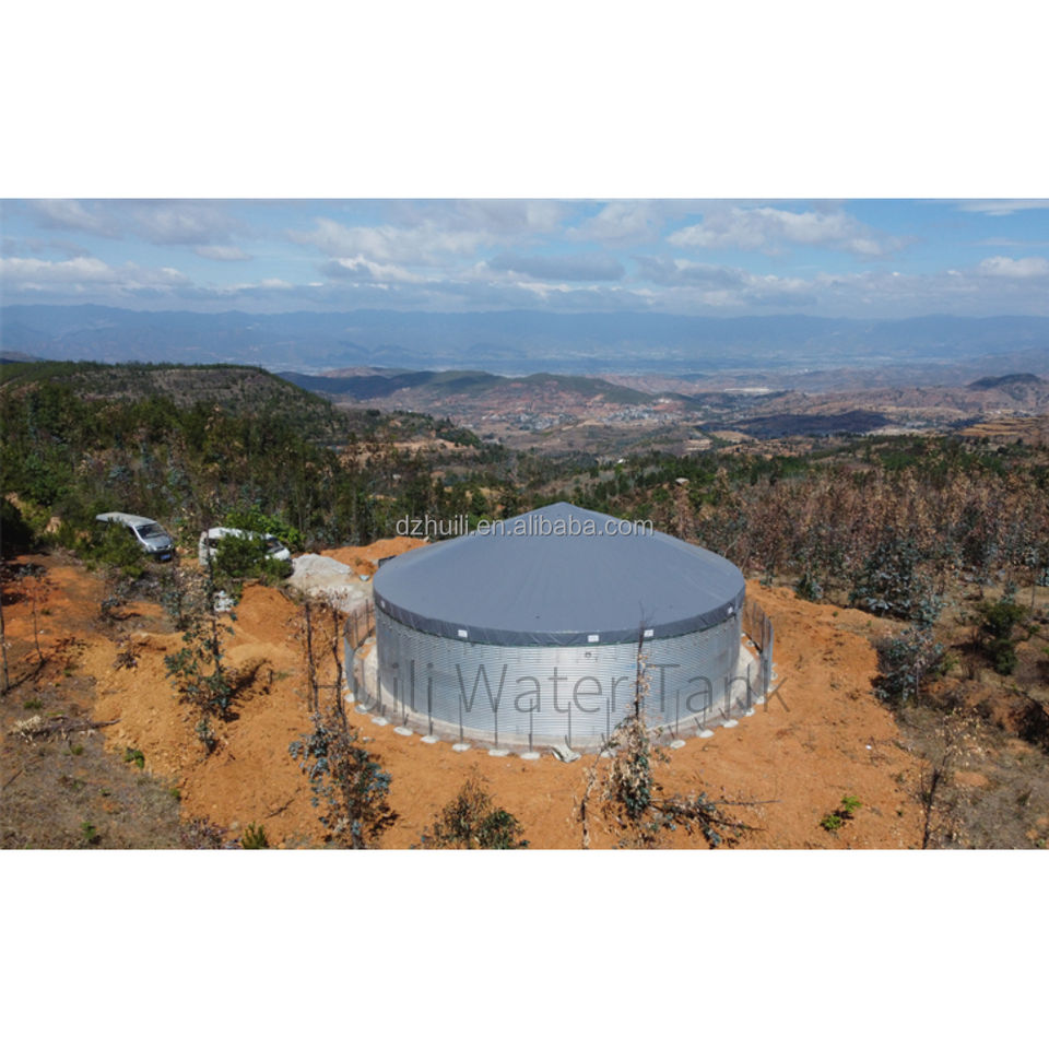 50000 Liter Corrugated Steel Water Tank - Durable & Versatile