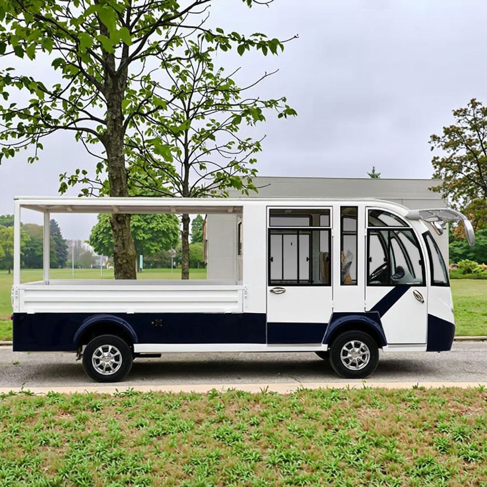 CJD Custom-Built Electric Sightseeing Shuttle Bus Integrated Cargo ...