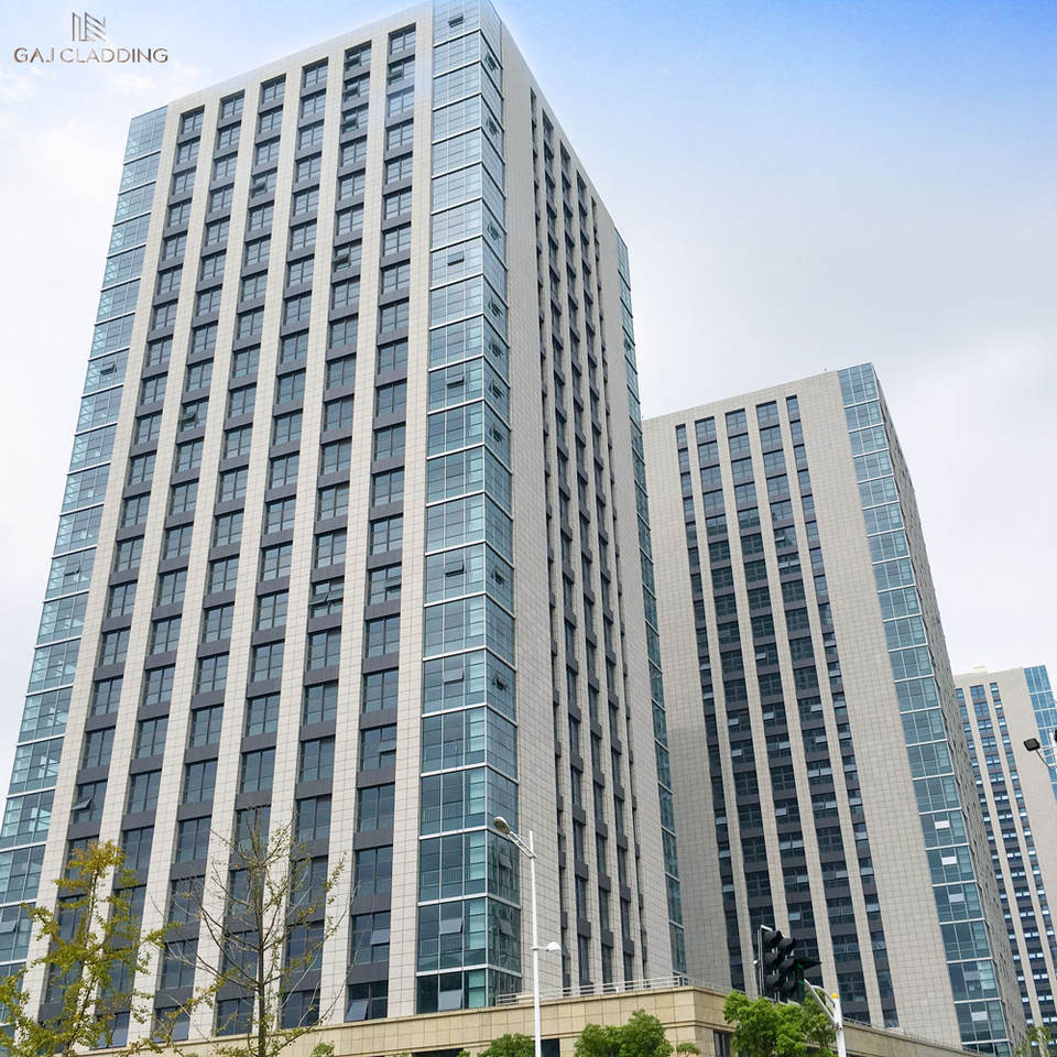 Modern Commercial Complex Building Exterior Cladding Wall Panels-Pre ...
