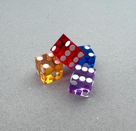 Hot Selling Premium Transparent Acrylic Dice Set Easy Clean Multiple ...
