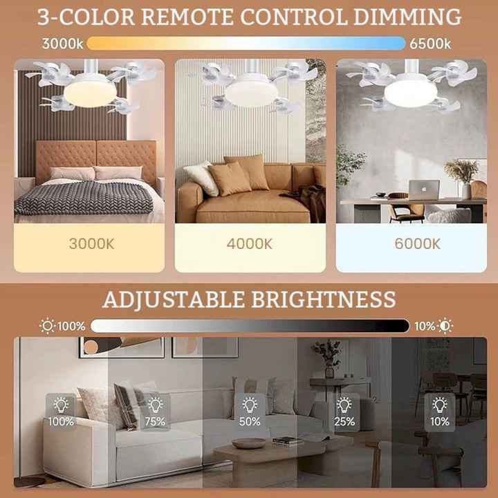 VANTONE Drone Shape Intelligent Dimming Home Decor Light