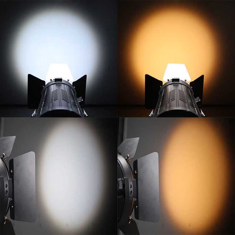 200W 300W COB Led Fresnel Light Electric Zoom Warm and Cool Colors ...