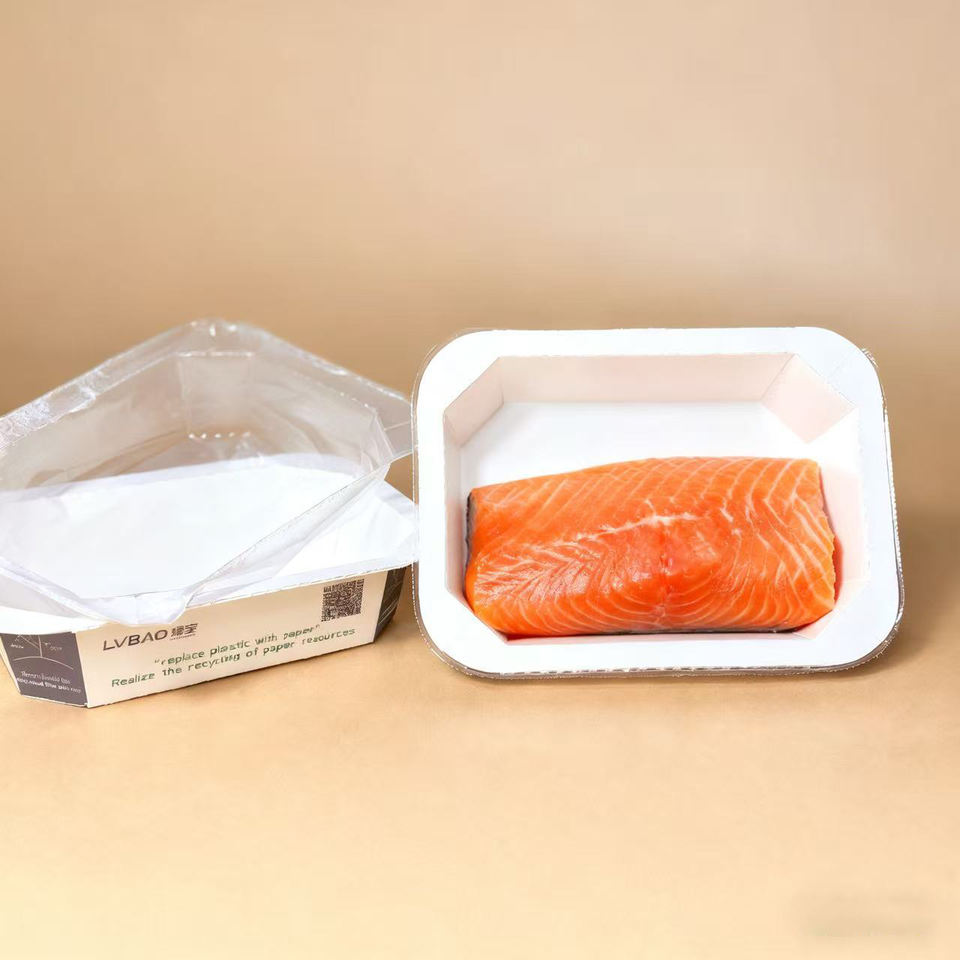 MAP Paper Tray EVOH Film Skin Paperboard Controlled Atmosphere Fresh ...