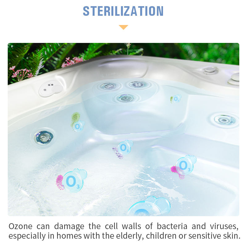 TCB-126 2025 Small O3 Generator Hot Sale Ozone Purifier for Water Spa ...