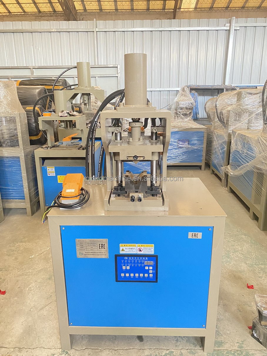 Fully automatic 100 hydraulic punching machine aluminum corner knife ...
