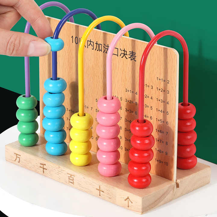 Hot Sale Portable Wooden Beaded Abacus Inexpensive Arithmetic Learning ...