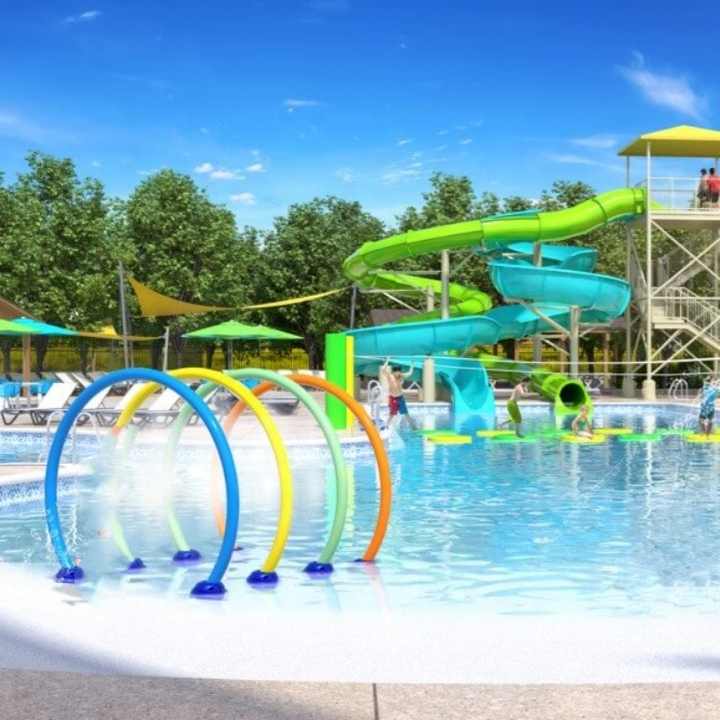 Outdoor/Indoor Splash Pad Water Park Pool Playground Equipment Easy ...