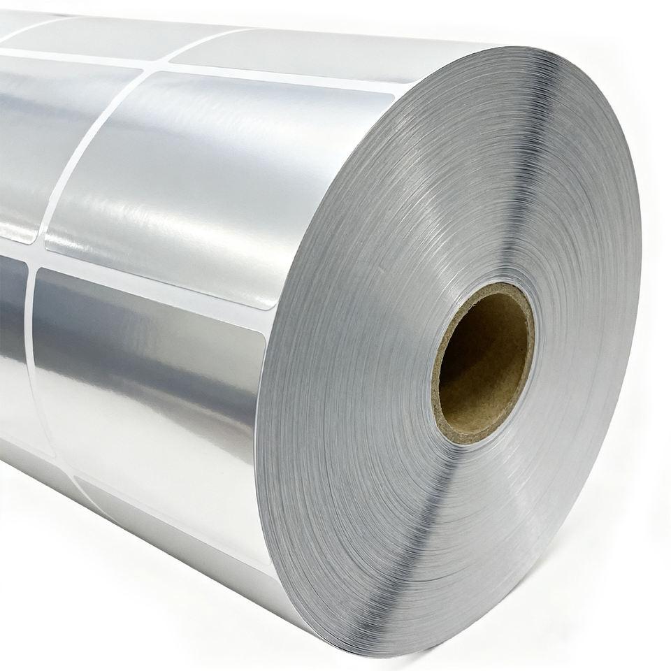 High-Tack Adhesive Jumbo Roll Label Stock, for Irregular Surfaces ...