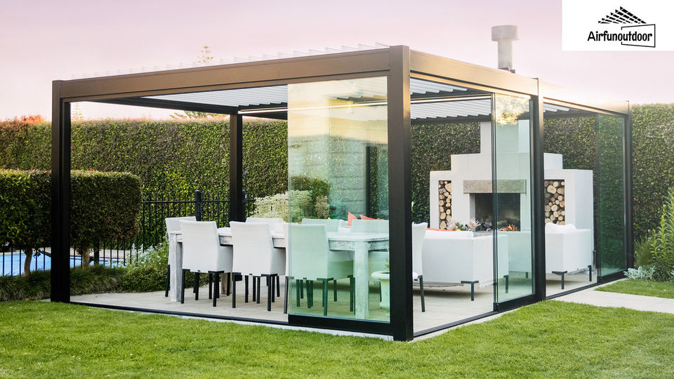 Professional Balinese Aluminium Pergola 3x5 Backyard Tent Gazebo for ...