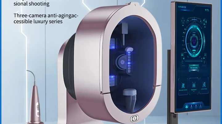 Professional 3D AI Skin Analyzer 15.6" Touch Screen for Facial Analysis ...