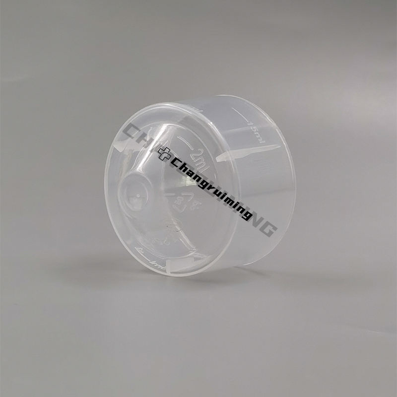 Ready to Ship Bulk Stock Transparent ML Dosage Caps Lids Plastic Bottle ...