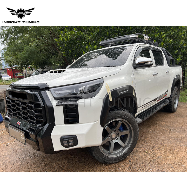 Pickup Upgrade Facelift Bumper Bodykit 2016-2021 For Toyota Hilux To ...