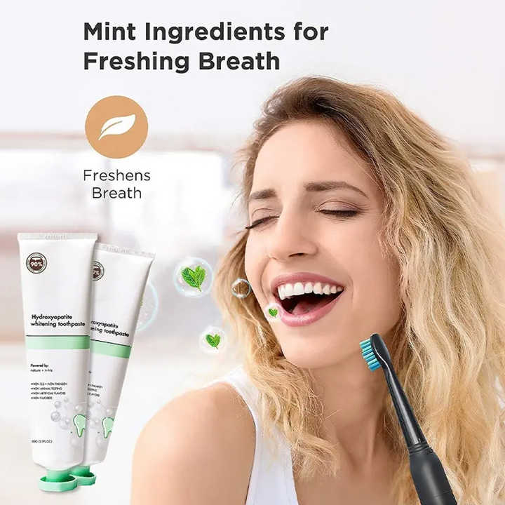 Custom Logo Fluoride-Free Herbal Toothpaste - Whitening & Fresh Breath