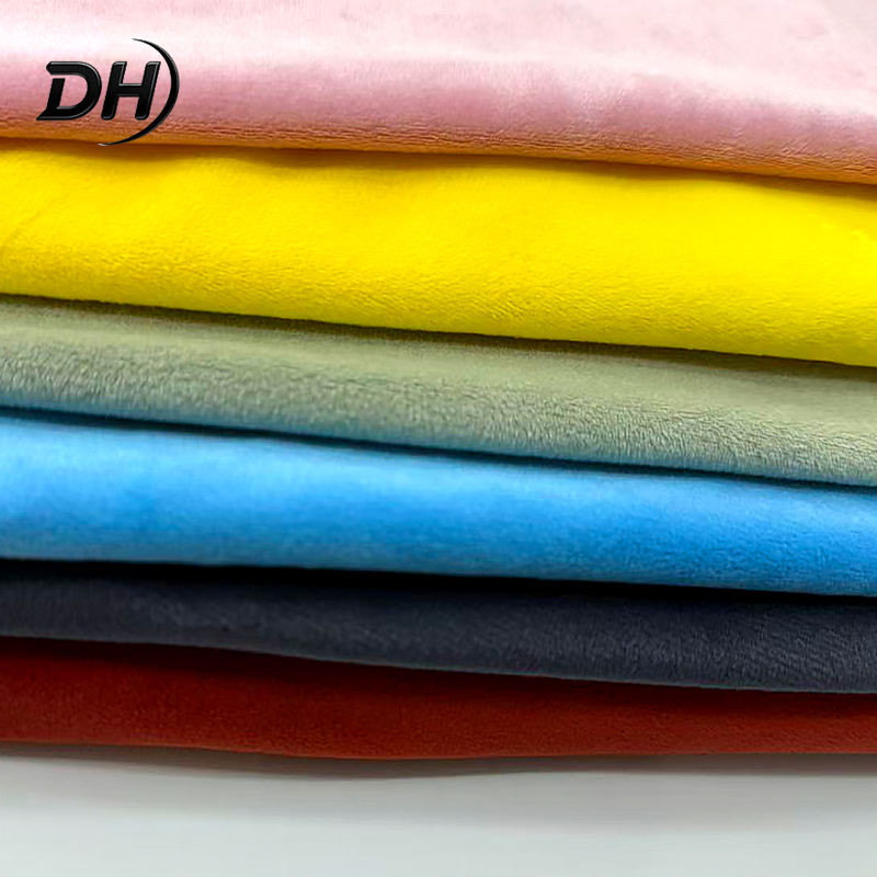 250Gsm 94% Polyester 6% Spandex ultra Soft Elastic Crystal Fleece ...