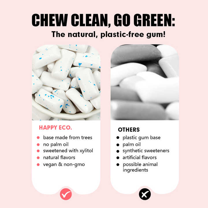 Natural Chicle Base Gum with Xylitol - Fresh Breath & Immunity