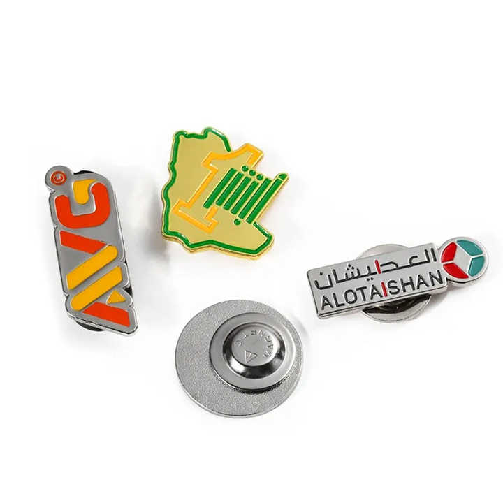 Custom Brand Logo Metal Soft Enamel Magnet Badge