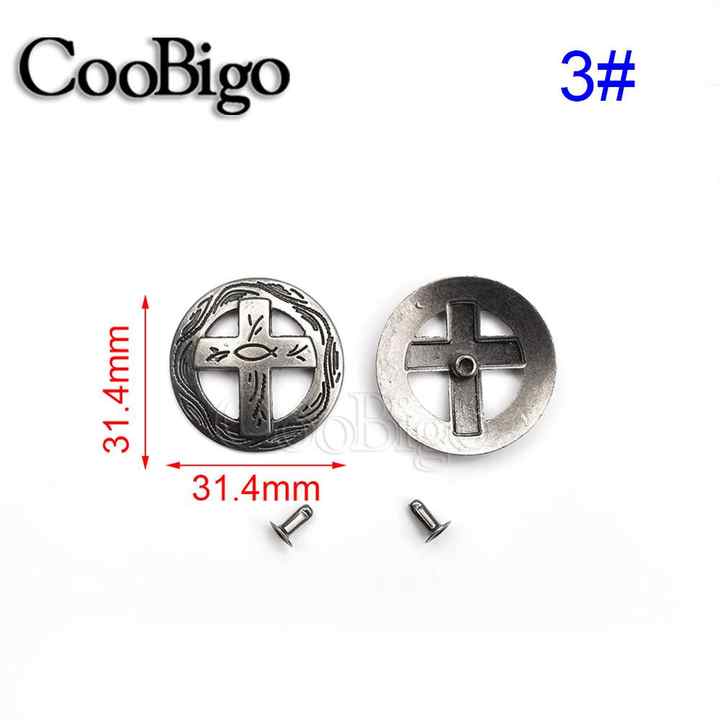 Punk Metal Rivet Studs - DIY Leather Craft Accessories
